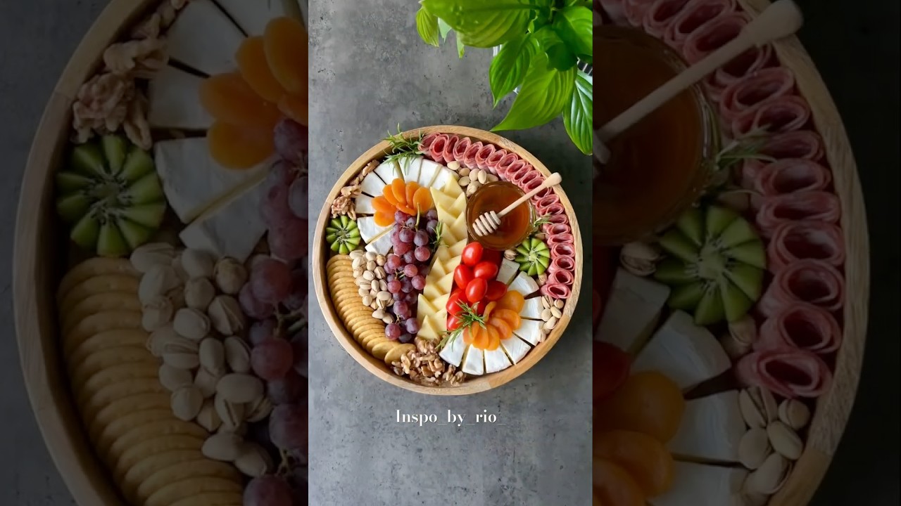 Cheese board inspiration ideas ✨ #foodstyling #foodplating #shortsvideos