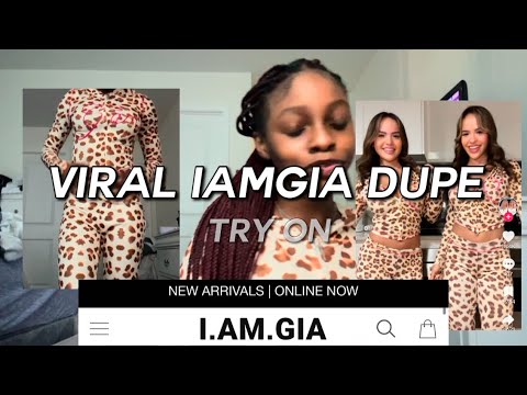 VIRAL IAMGIA DUPE TRY ON HAUL