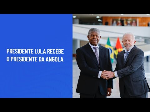 Presidente Lula recebe o presidente da Angola