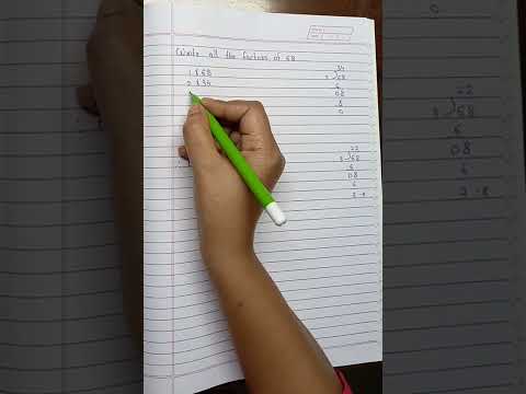 Find the factors of 68.