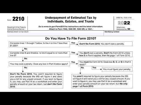 IRS Form 2210 walkthrough - ARCHIVED COPY - READ COMMENTS ONLY