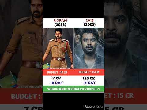 Ugram Vs 2018 Movie Comparison || Box OfficeCollection #shorts #thekeralastory #2018 #ugram #leo