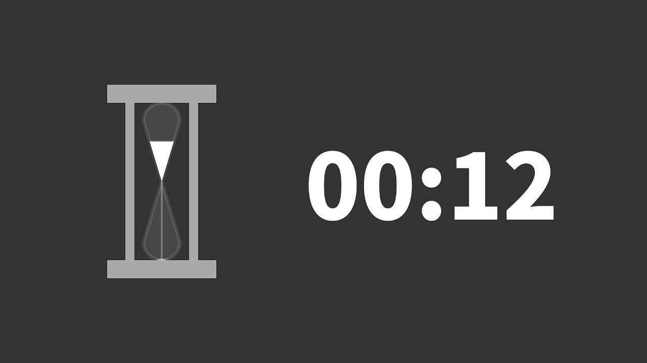 12 Seconds Timer ‐ Hourglass