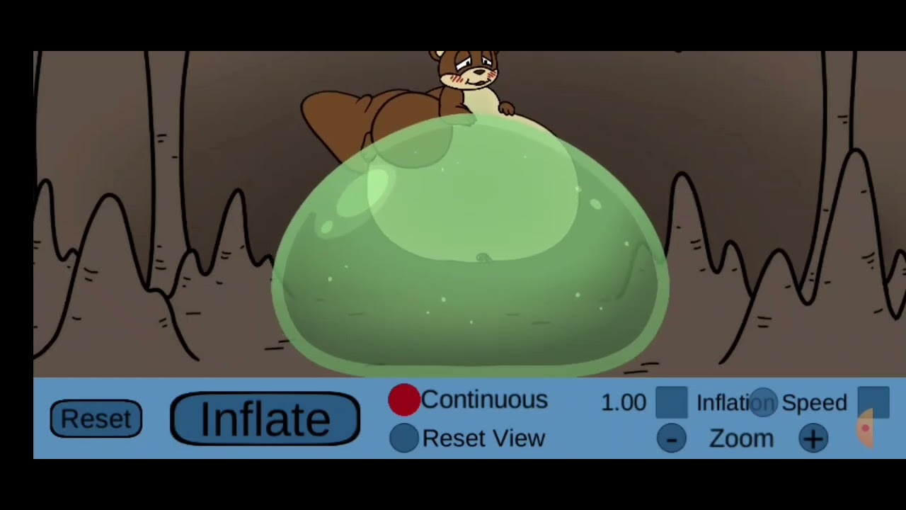 Otter inflation (with sound)