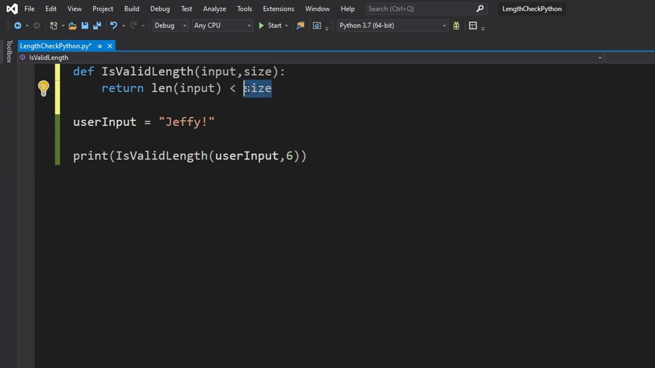 Python Validation: Length Check Tutorial (Part 2)