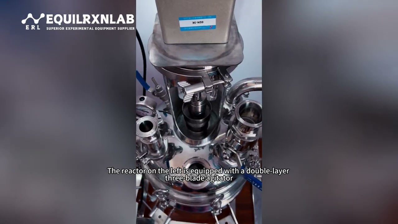High-Performance 316 Stainless Steel Double-Layer Reactor for Laboratory Precision