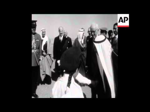 SYND 14-2-72 ARRIVAL OF LEBANESE PRESIDENT SULEIMAN FRANJIEH TO KUWAIT