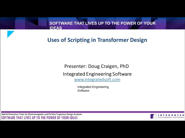 Integrated Engineering Software at The Electricity Forum