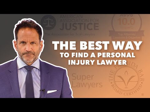 The Best Way To Find An Auto Accident Lawyer After A Florida Car Wreck.