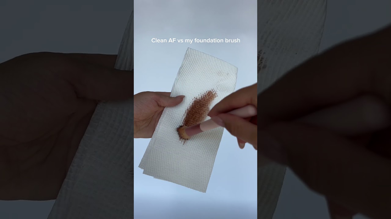 How to Clean a Foundation Brush | Clean AF Cosmetics