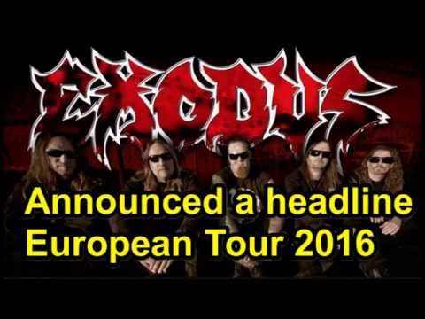 【Heavy Metal / Hard Rock News】EXODUS tour 2016 headline!!