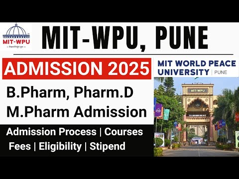 MIT Pune M Pharma Admission in 2025-26 For Non GPAT & GPAT Students | MIT World Peace University