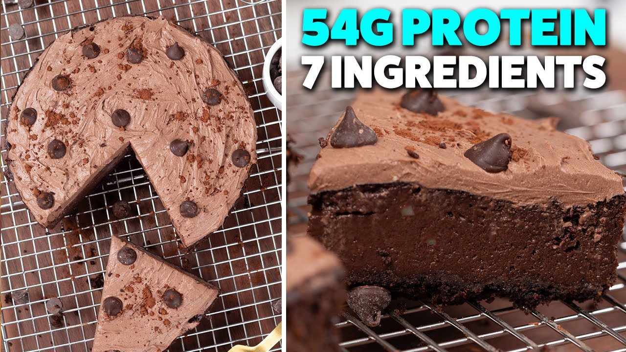Chocolate Protein Cheesecake without Protein Powder | Easy Dessert