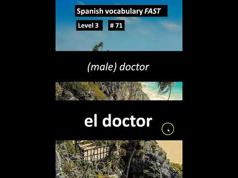 DOCTOR (m) / EL DOCTOR #spanish #spanishvocabulary