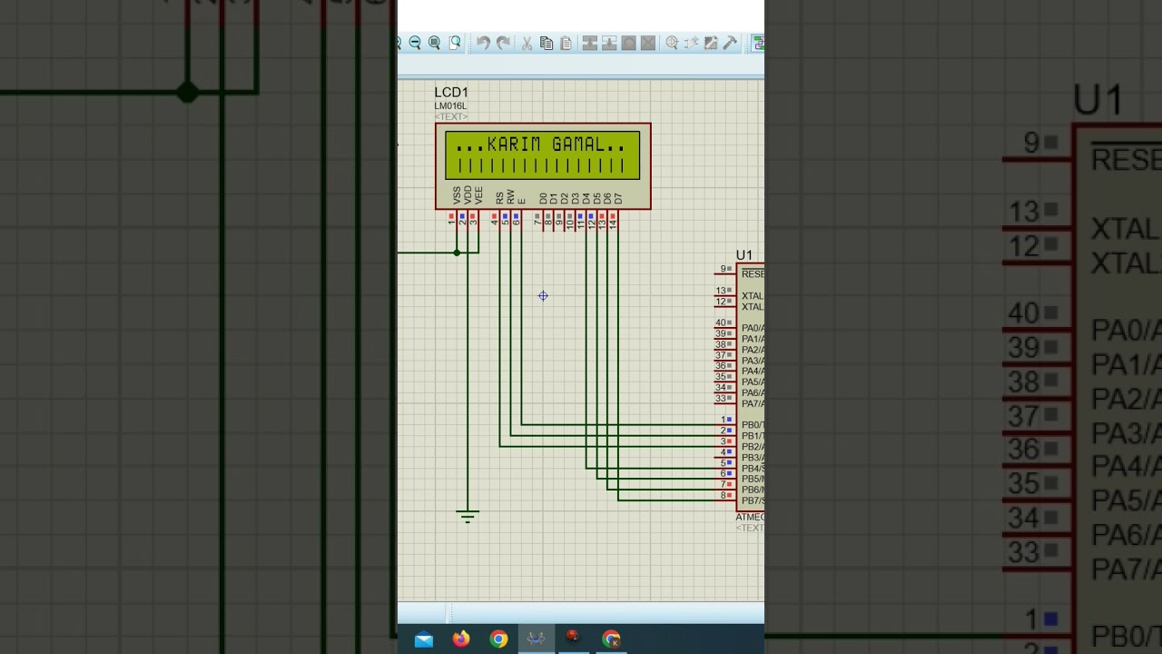 LCD interface AVR #microcontroller #programming