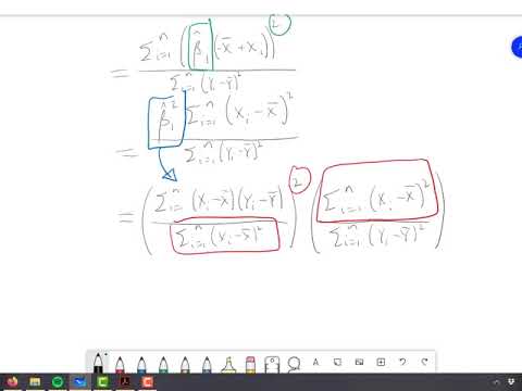 Simple Linear Regression: The Connection between R-squared and Pearson's Correlation