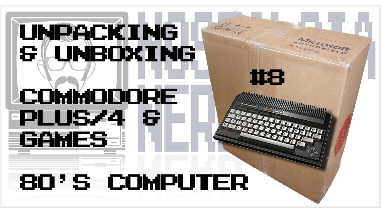 Commodore Plus/4 & Games - Unpacking | Nostalgia Nerd