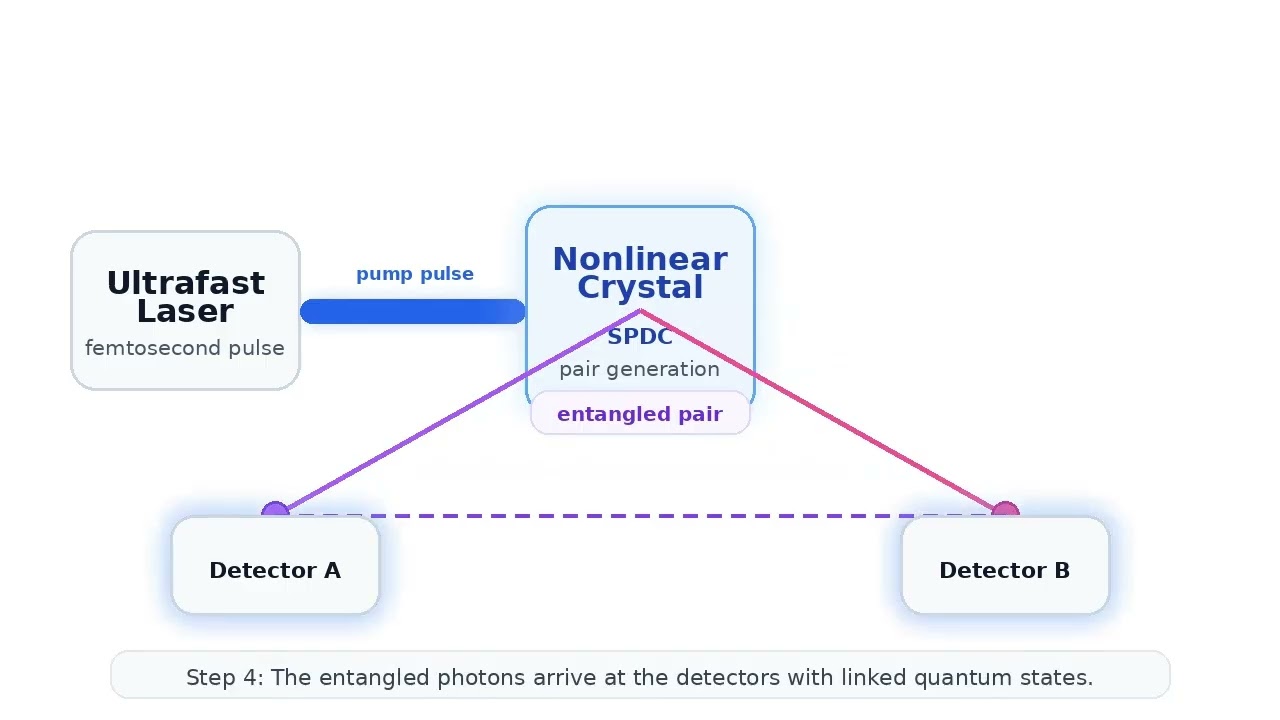 How Ultrafast Lasers Create Quantum Entanglement | Simple Animation