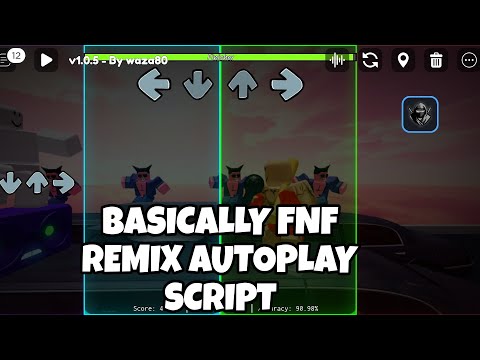 Roblox OP Basically FNF Remix Mobile Autoplay Script Hack | No Miss | Mobile & PC