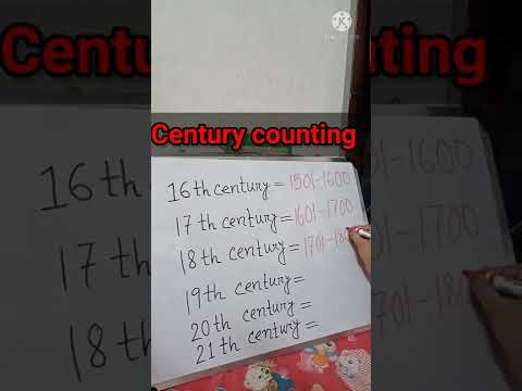 How to calculate century / #shorts