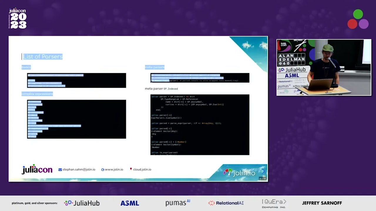 ExprParsers.jl: Object Orientation for Macros | Stephan Sahm | JuliaCon 2023