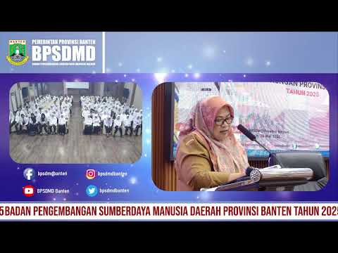 PEMBUKAAN PELATIHAN PADA BPSDMD PROVINSI BANTEN