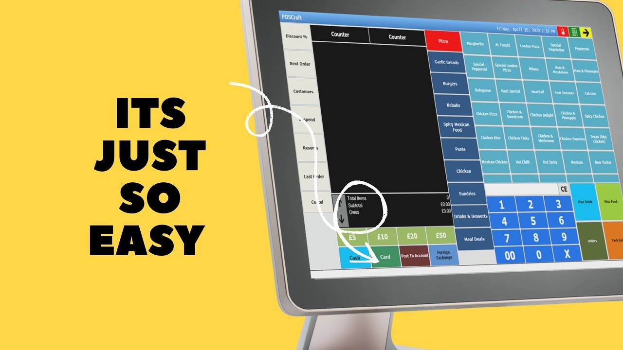 Epos system for restaurants & takeaway epos UK Hospitality software epos systems for restaurants