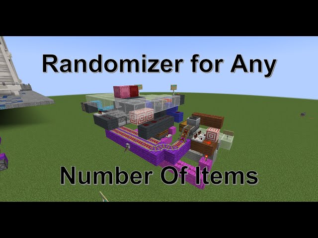 Randomizer Minecraft Compact Vertical Randomizer Redstone Discussion