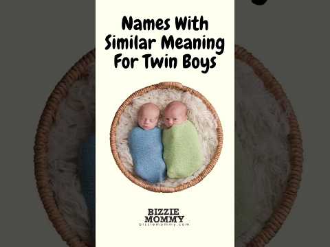 Names With Similar Meaning For twin boys #baby #babyname #babynameideas #babygirl #babyboy #twins
