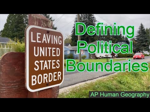 Defining Political Boundaries! AP Human Geography