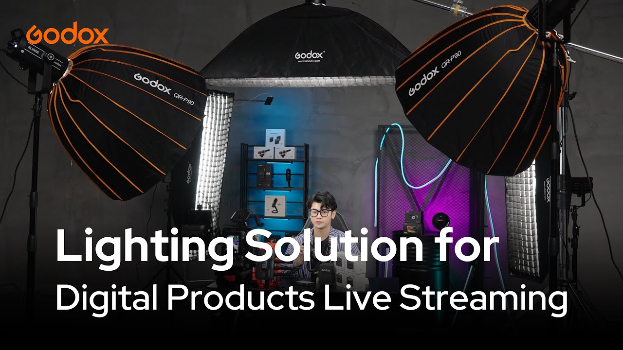 Lighting Solution for Digital Products Live Streaming