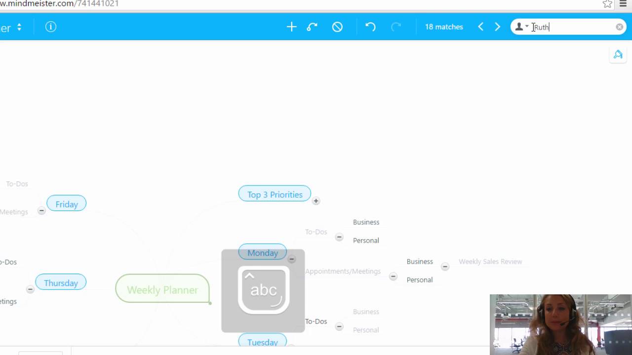 MindMeister Tutorial - Searching & Filtering