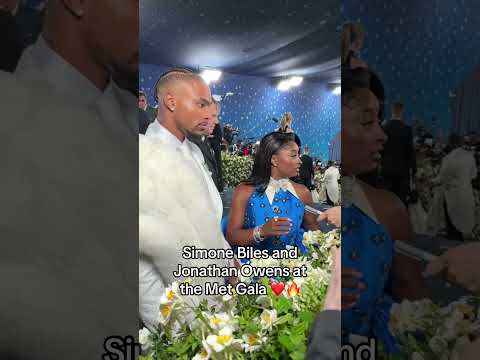Simone Biles and Jonathan Owens step out at the Met Gala β€οΈπ₯