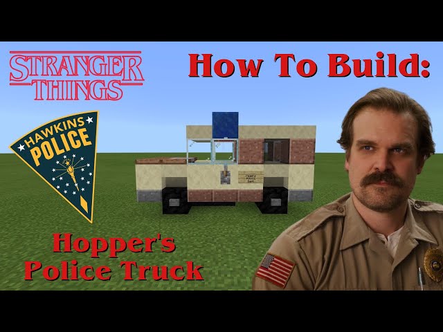 Hoppers Police Truck from Stranger Things! Minecraft Map