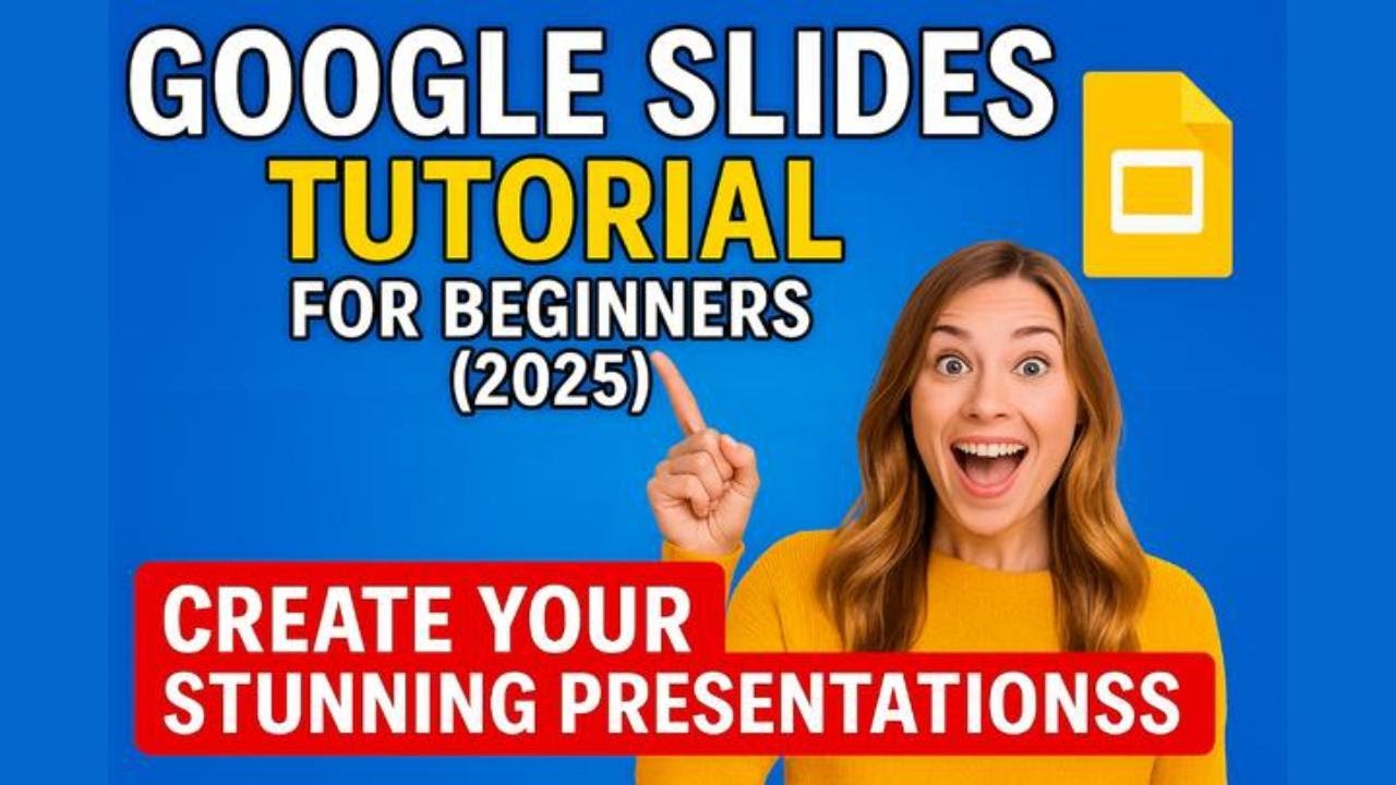 GOOGLE SLIDES TUTORIAL FOR BEGINNERS 2025. | CREATE YOUR STUNNING PRESENTATIONS