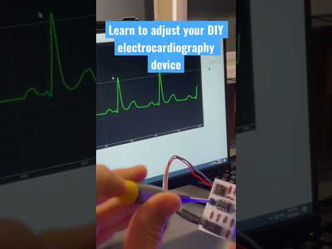 Learn to build your own electrocardiography device #arduino #arduinoproject
