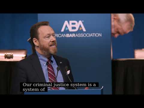 Lucian Dervan Moves Resolution 502 at the ABA Annual Meeting re the 14 Principles on Plea Bargaining