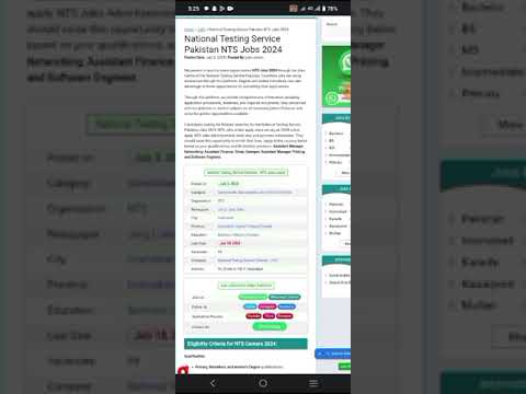 How to Apply For National Testing Service Pakistan NTS Jobs 2024?