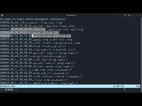 How to convert pdf to csv using python (arabic)