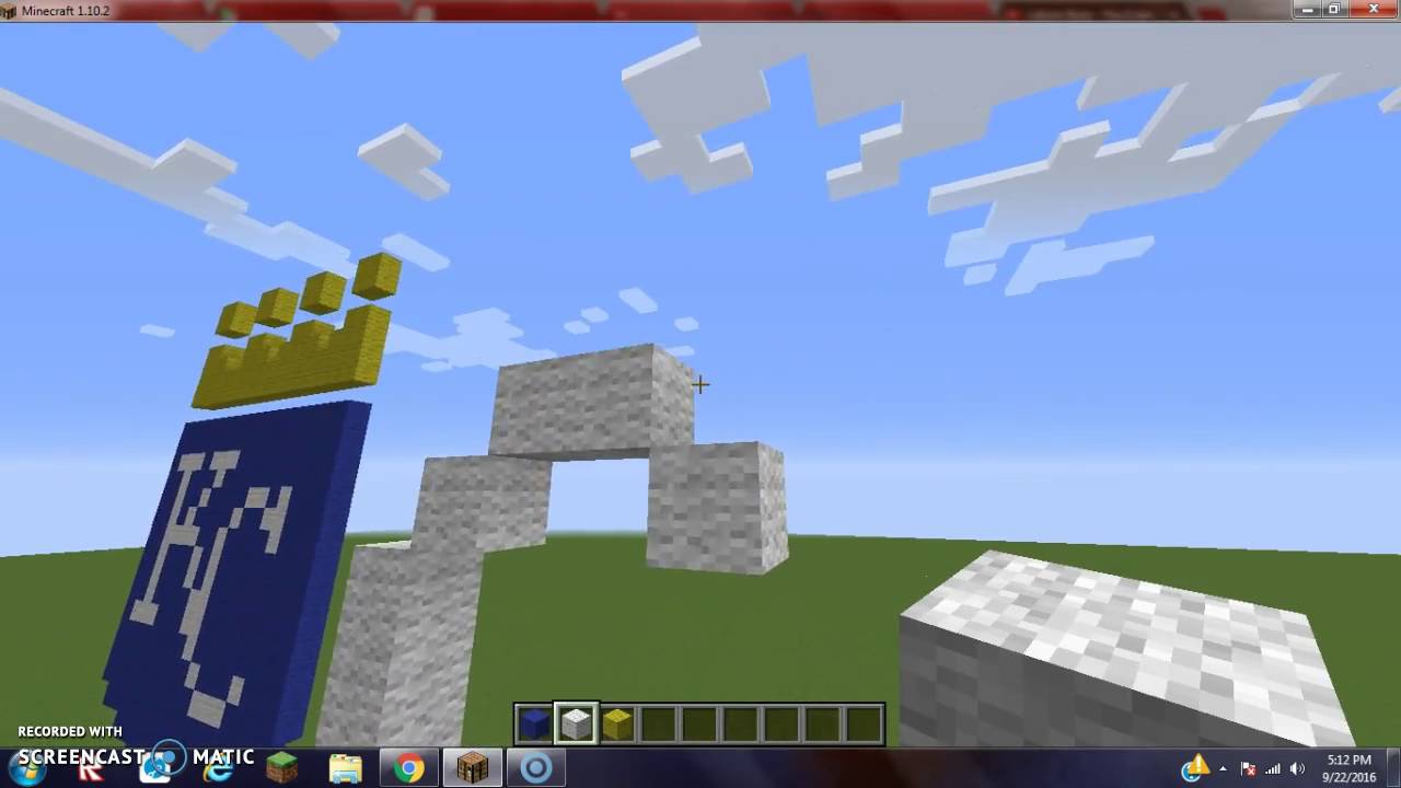 Minecraft Pixel Art: How to Make the Kansas City Royals Logo