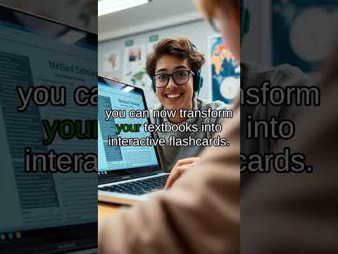 AI for Learning and Research Use AI to create flashcards from textbooks