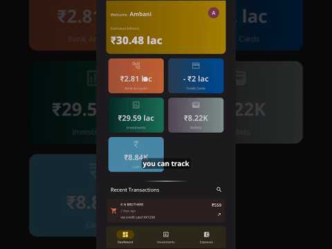 Smart Expense Tracker for All Your Banks Accounts & Credit Cards! | Vrid App