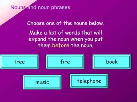 Noun Phrases