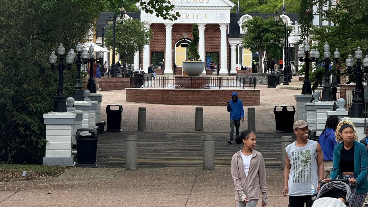 Six Flags America 2025 final opening day walkthrough