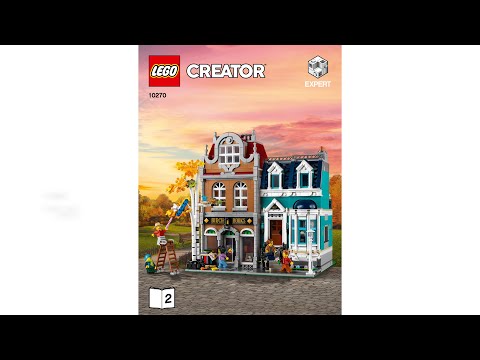 Lego Creator Expert 10270 part 2 | Bookshop | Instructions