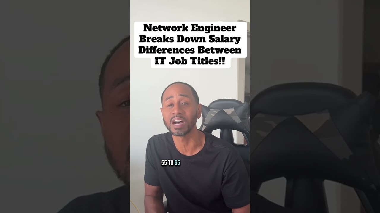 IT Job Titles Explained by a Network Engineer! #ccna #networkengineer #tech #coding #jobs #salary