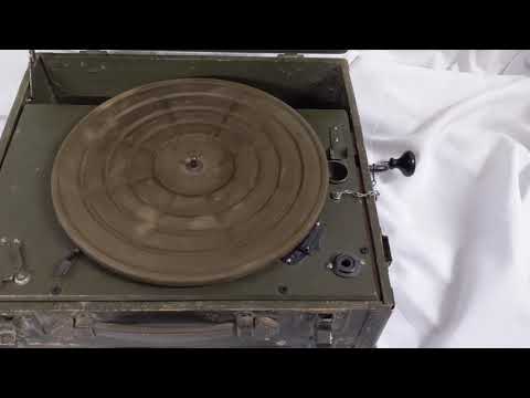 Original U.S. WWII U.S. Army Special Services Phonograph | Reverb