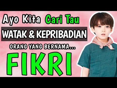THE MEANING OF THE NAME FIKRI IN ISLAM