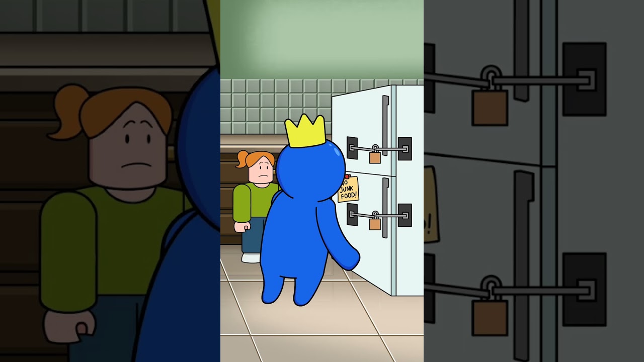 😨 BLUE Hulks Out! 💙 (Cartoon Animation)