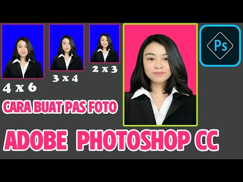 Cara Membuat Ukuran Pas Foto dengan Photoshop | Membuat Pas foto 4X6,3X,2X3 -TUTORIAL PHOTOSHOP